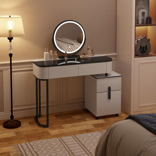 Glass Top Dressing Tables You'll Love | Wayfair.co.uk