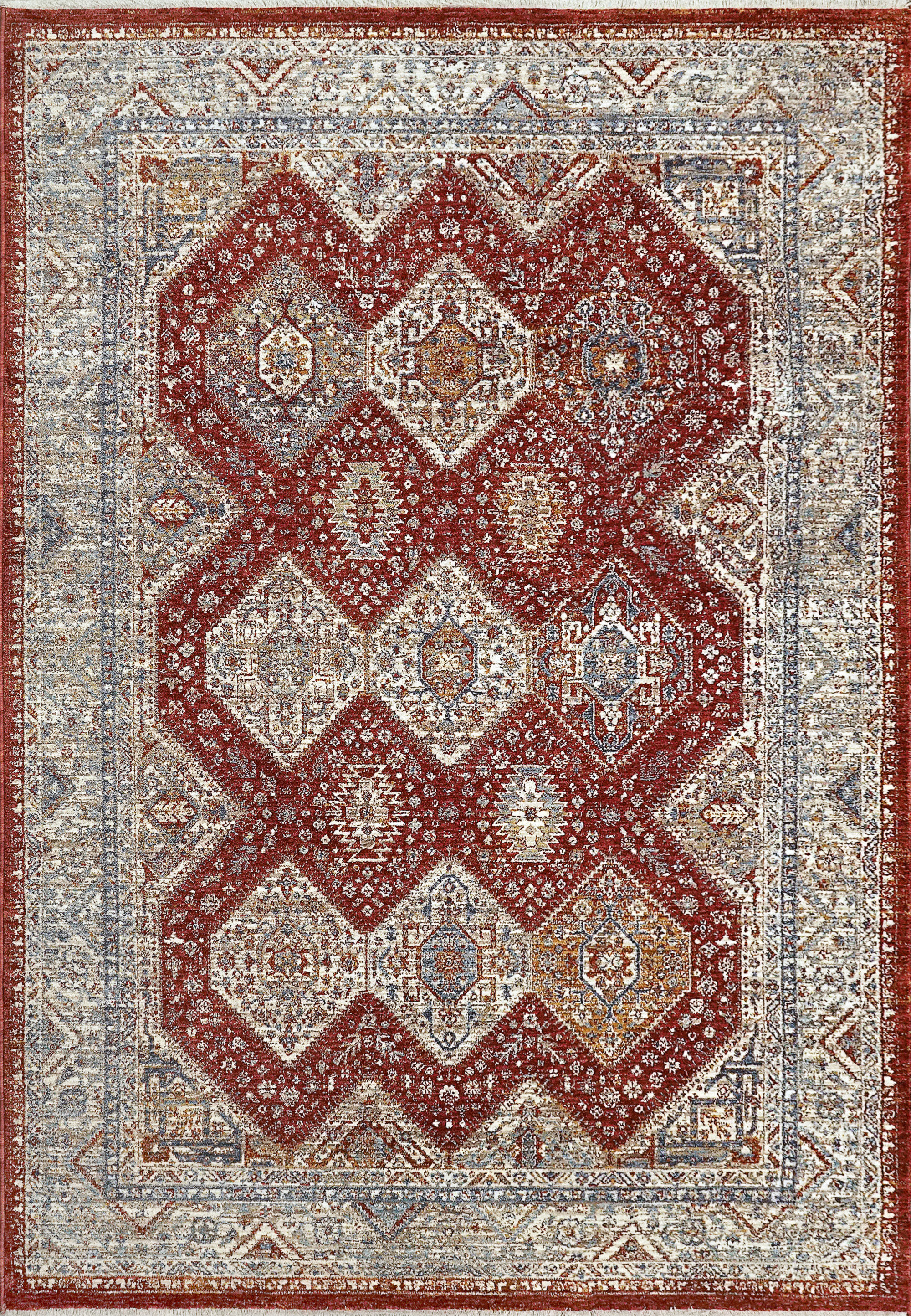 Dynamic Rugs DAKOTA 6641-399 RED/MULTI | Wayfair