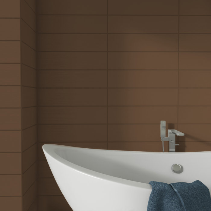 Pixl Refinery 6'' W x 24'' L Porcelain Singular Tile & Reviews | Wayfair