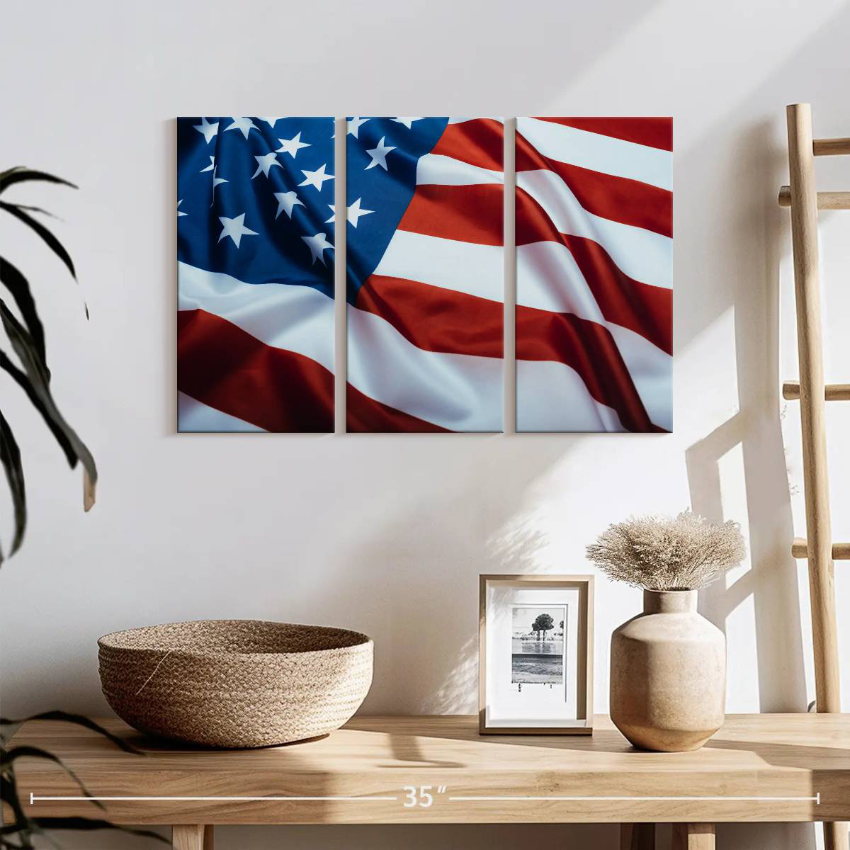 Elephant Stock Ruffled American Flag | Wayfair