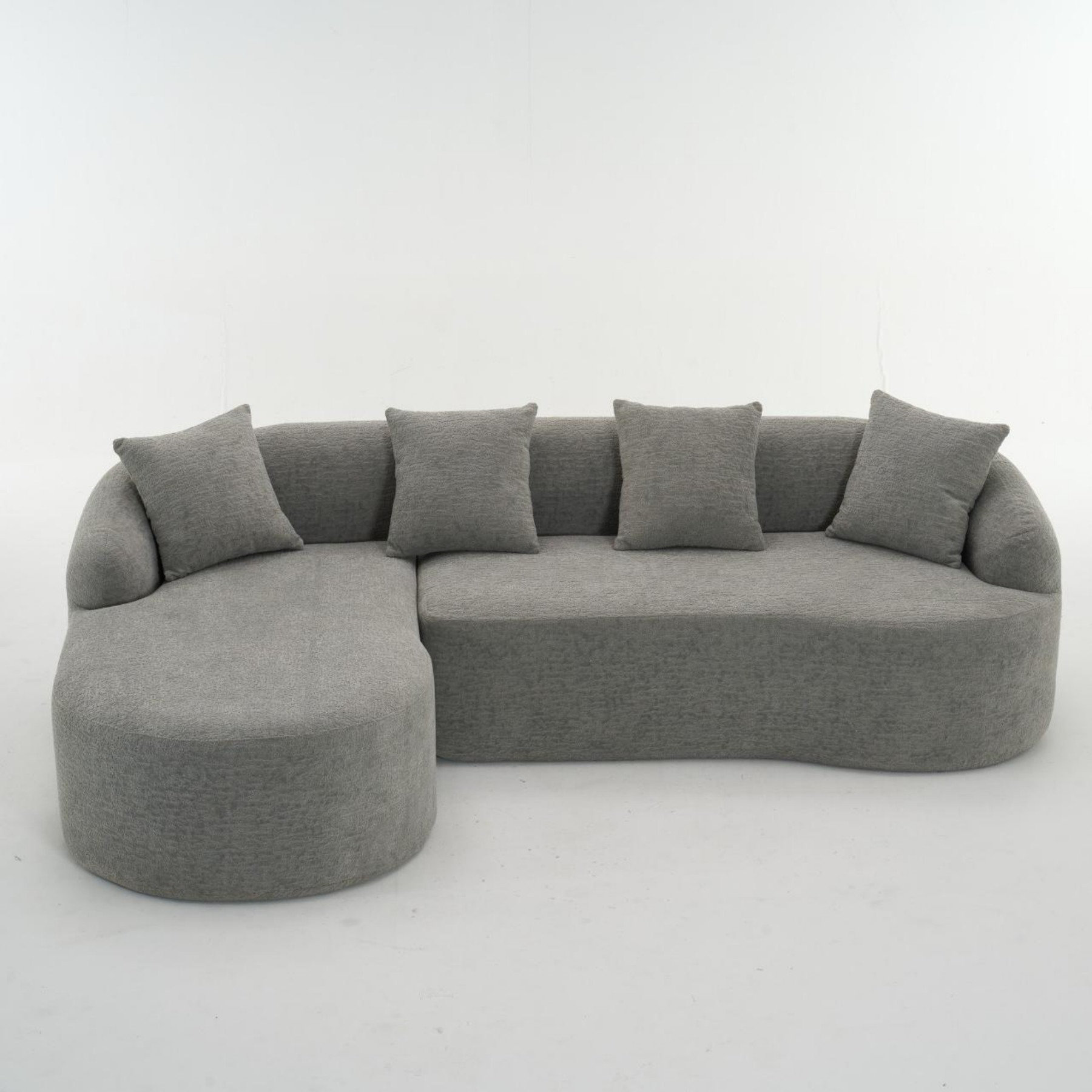 Ivy Bronx LingYu022-Compression Sofa, Memory Foam 3-Seater Sofa, No ...