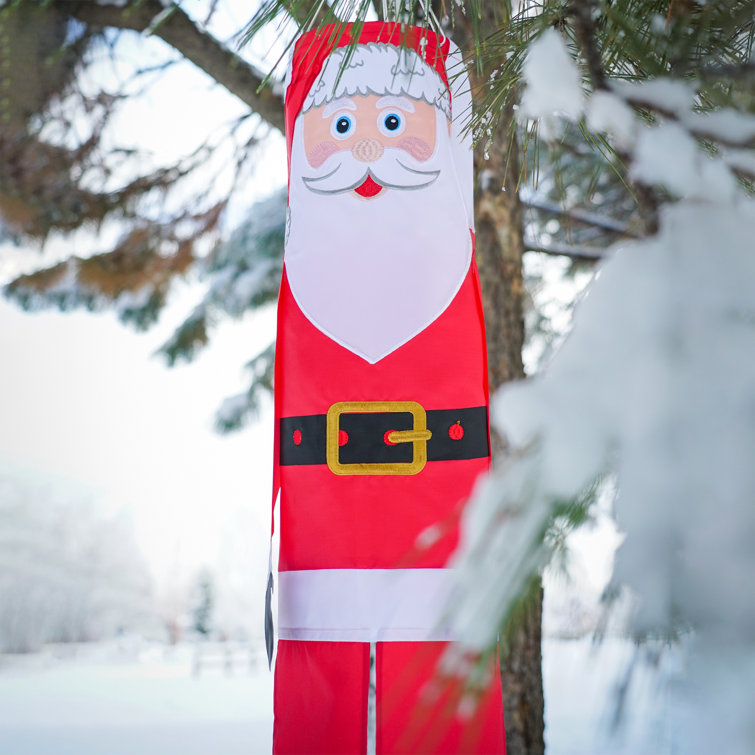 The Holiday Aisle® Glyn Lil' Santa Claus 3D Windsock - Wayfair Canada