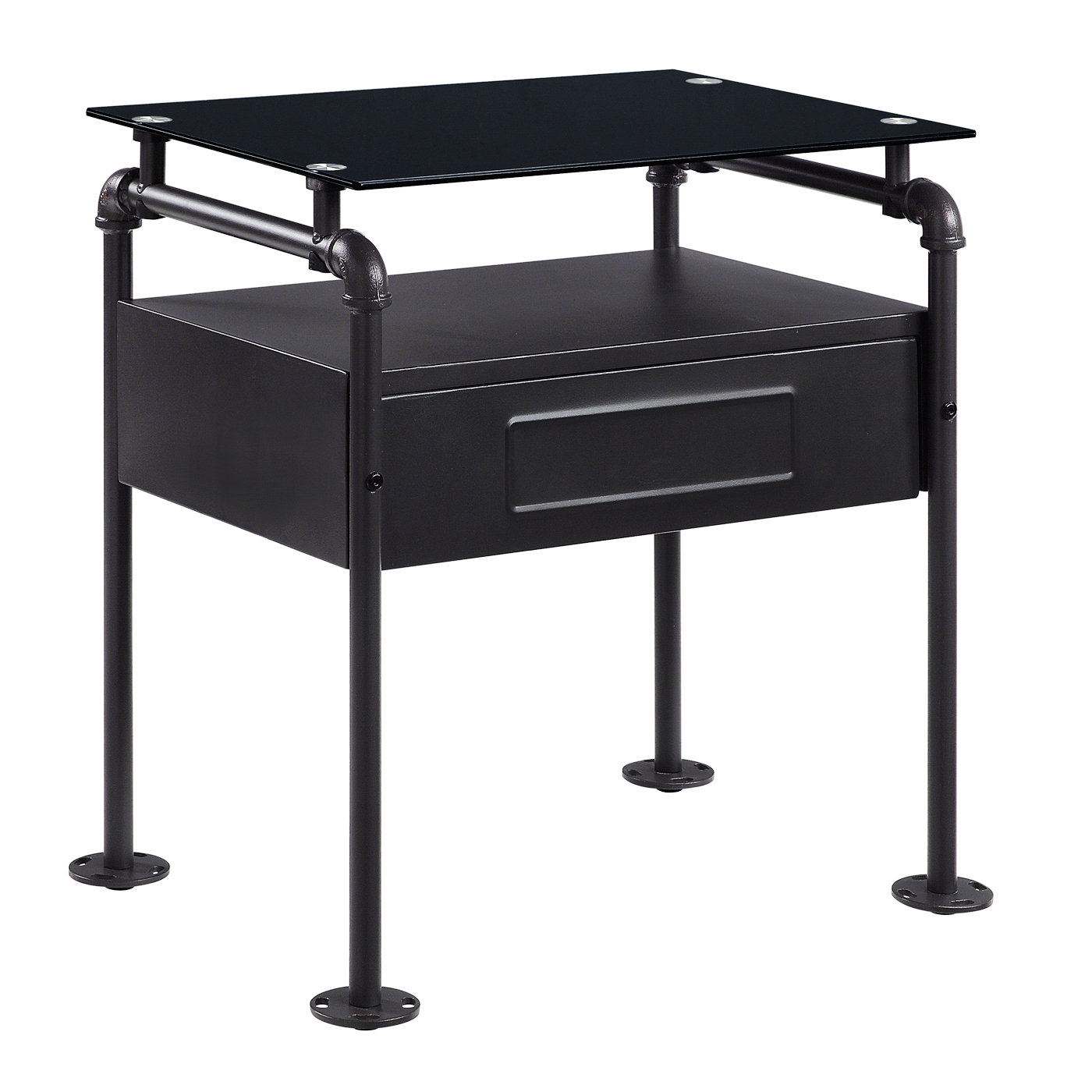 Williston Forge Kaivan Metal Nightstand | Wayfair