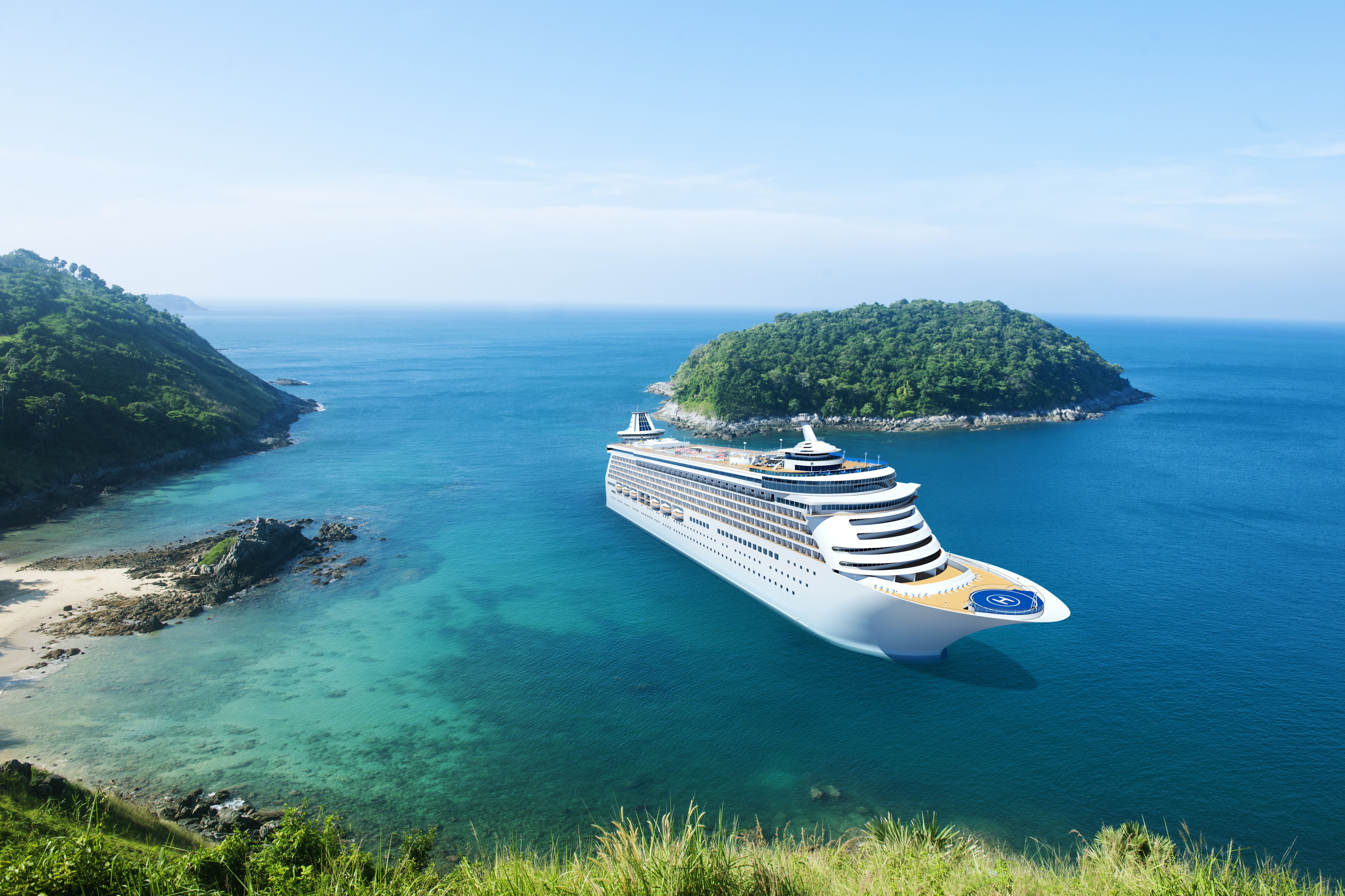 Breakwater Bay Cruise Ship by Rawpixel - Wrapped Canvas Photograph ...