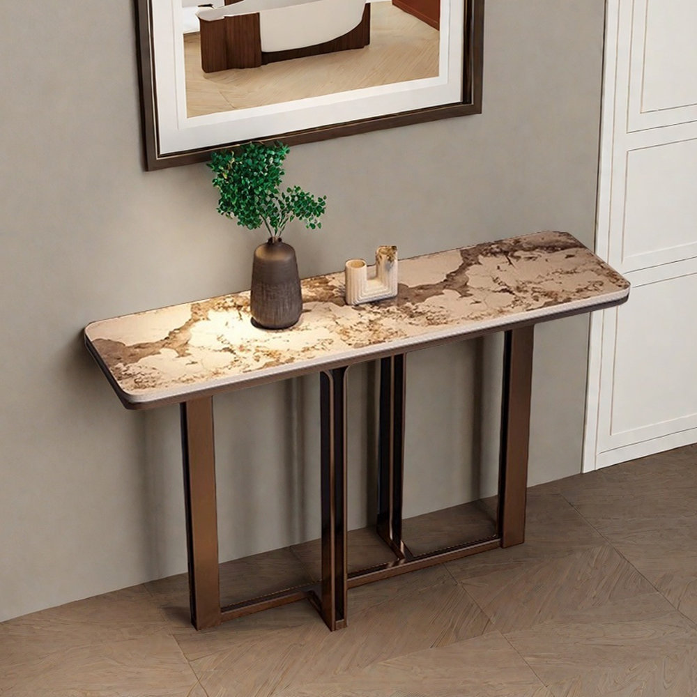 Orren Ellis Italian Luxury Entryway Table | Wayfair