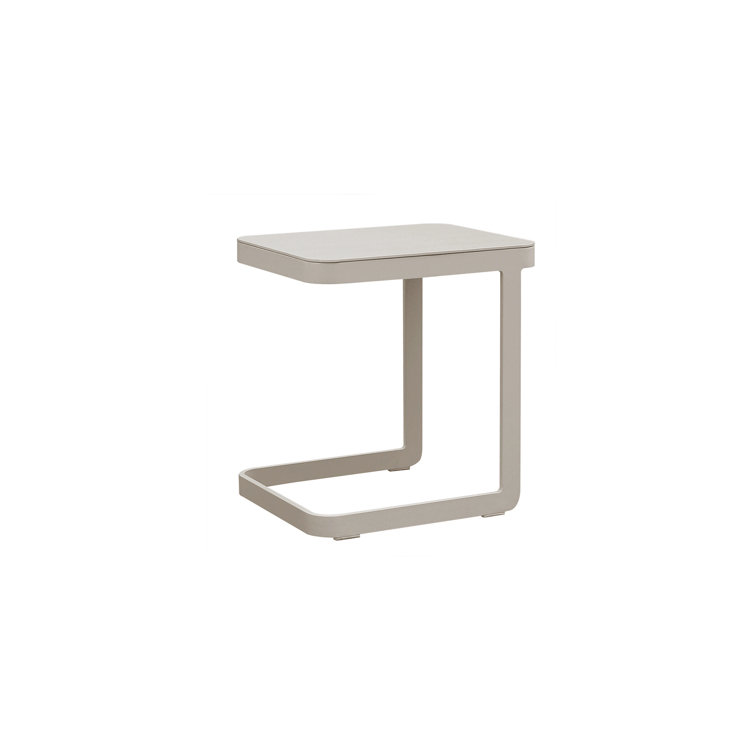 Latitude Run Verona Aluminium U Shape Side Table | Wayfair.co.uk