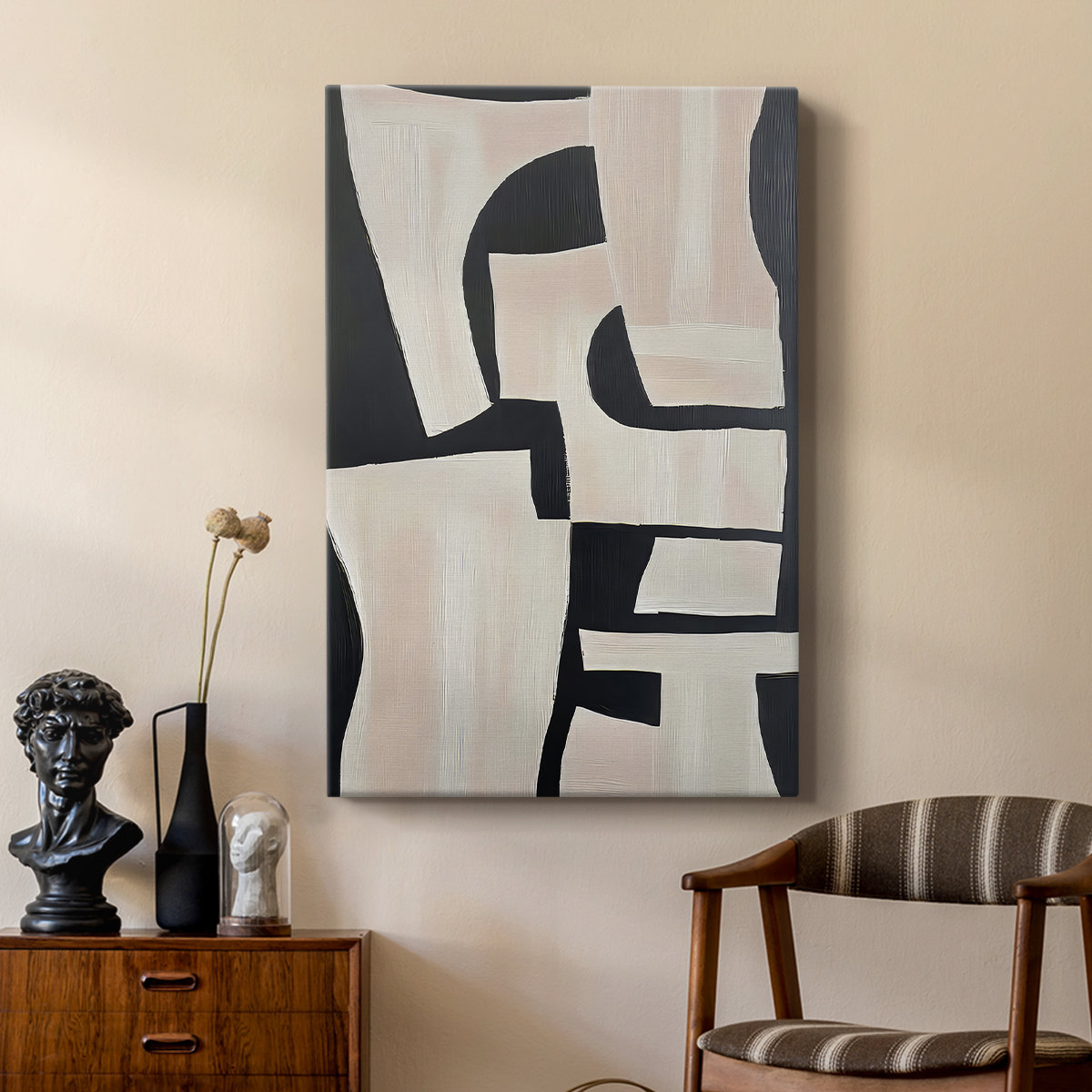 Latitude Run® ABSTRACT Series DXC -Custom Wrapped Gallery Cavas | Wayfair