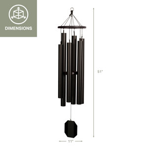 Outdoor Leisure Products Weather Resistant Metal Wind Chime | Wayfair