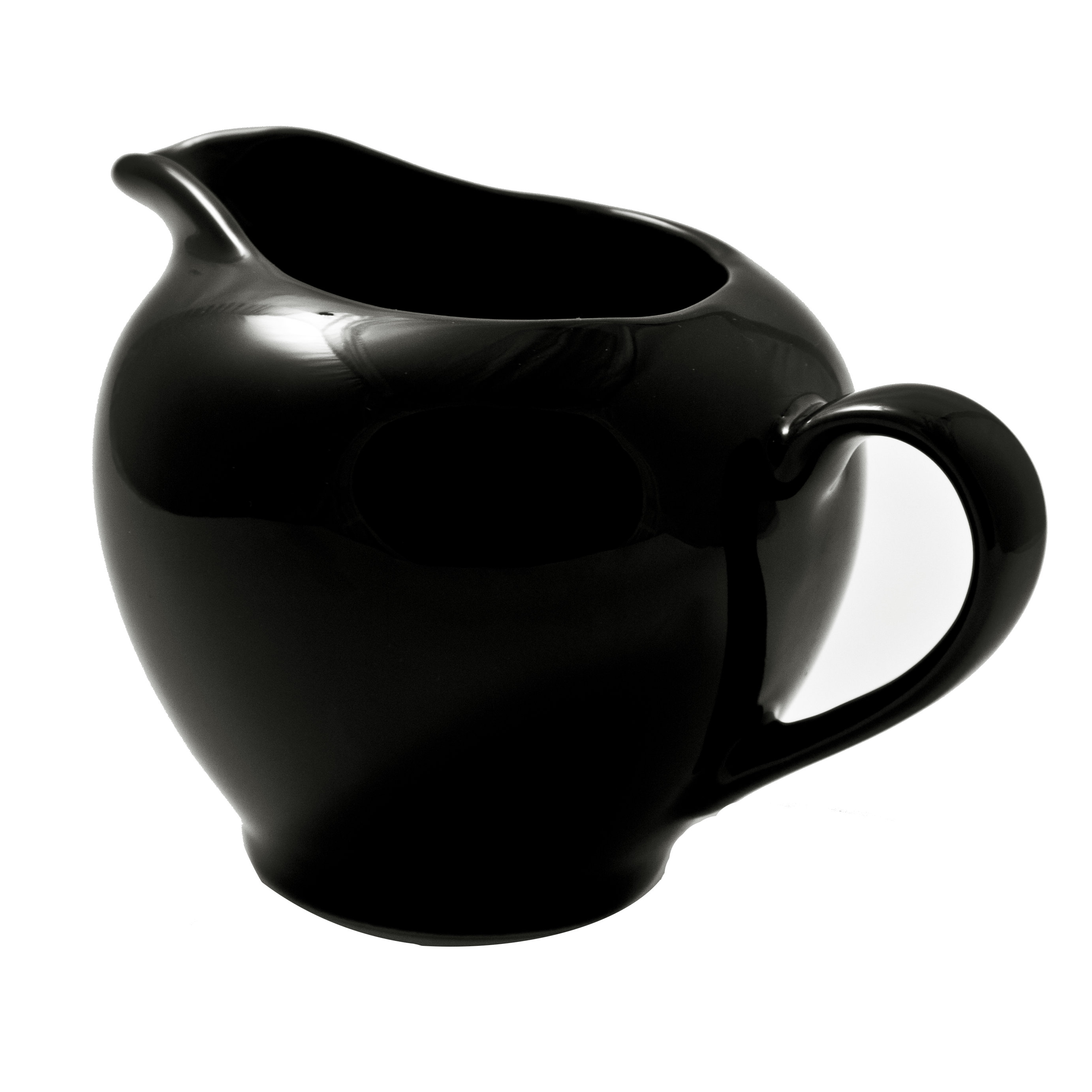 Ten Strawberry Street Black Rim 8 oz. Creamer | Wayfair