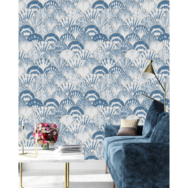 Rosecliff Heights Amukta Peel & Stick Ikat Roll | Wayfair