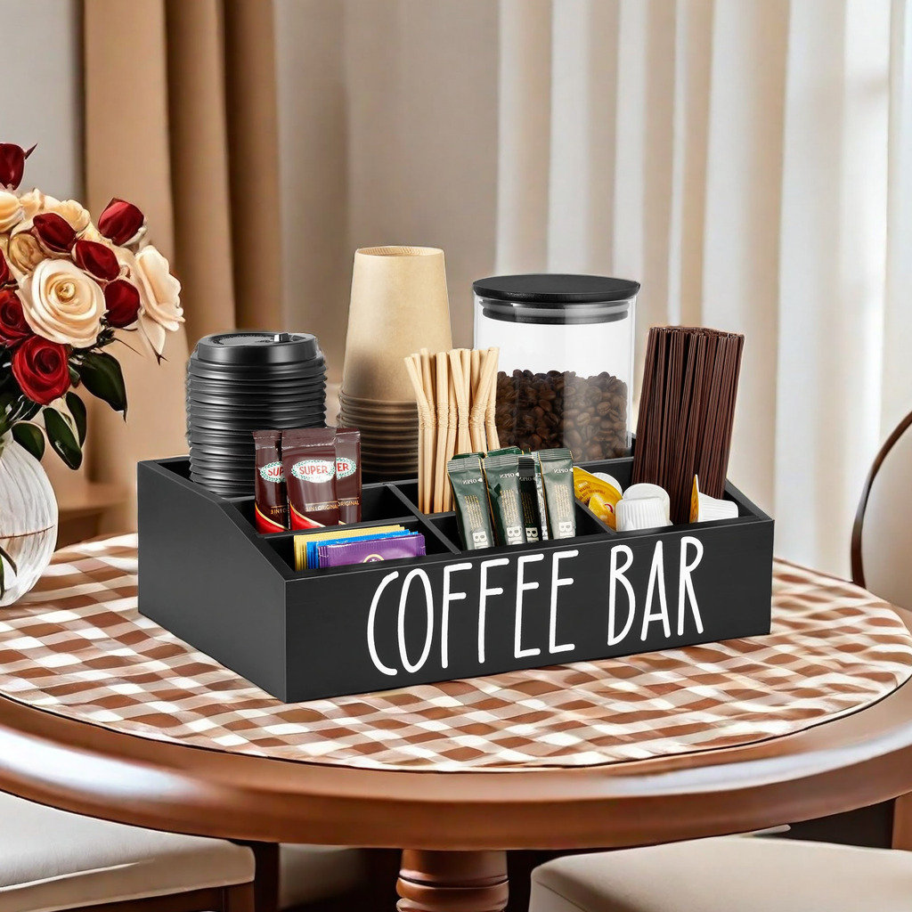 ATC HOLDINGS Countertop Coffee Station Organizer - Featuring 7 ...