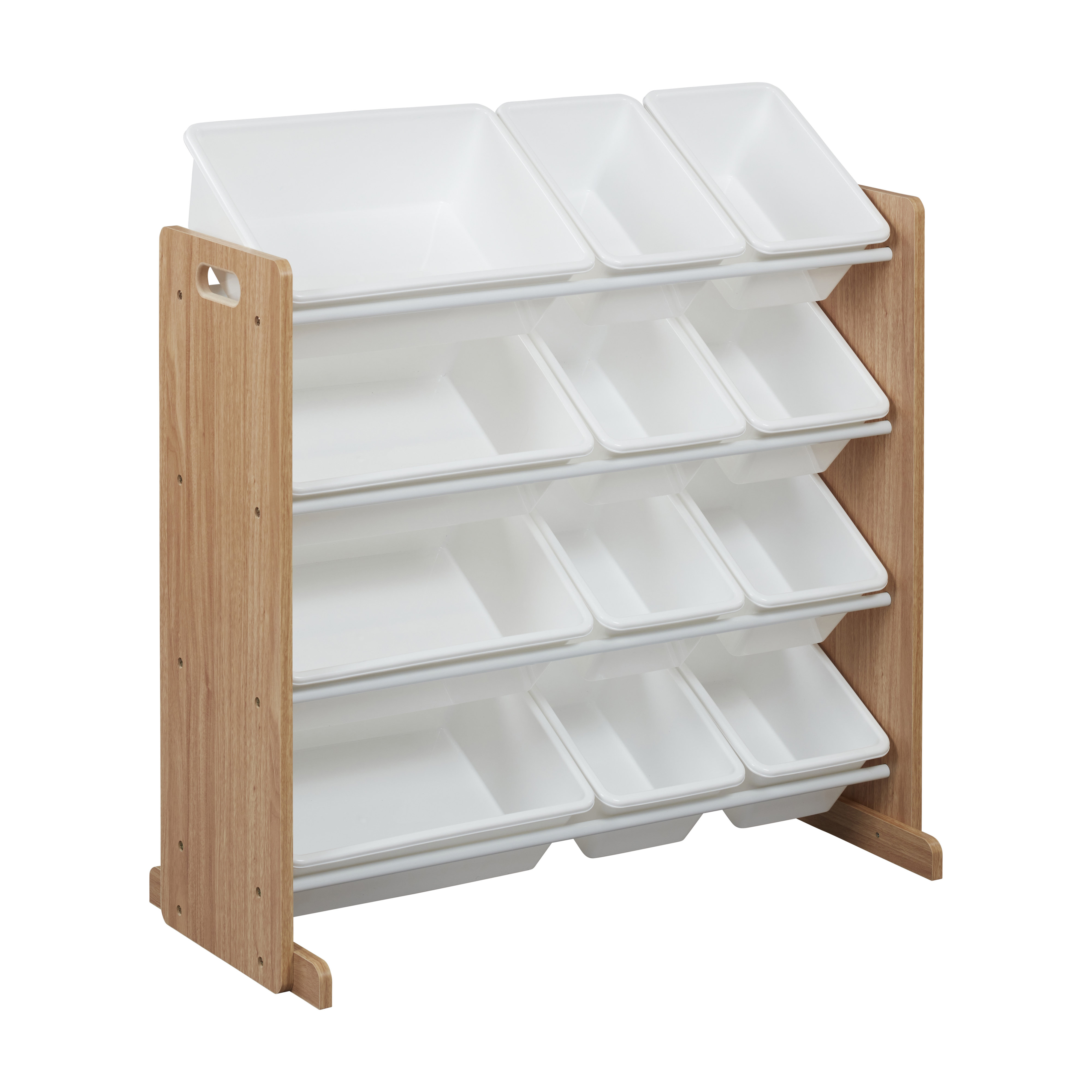 ECR4Kids 4-Tier Organizer with 12 Bins, Toy Storage | Wayfair