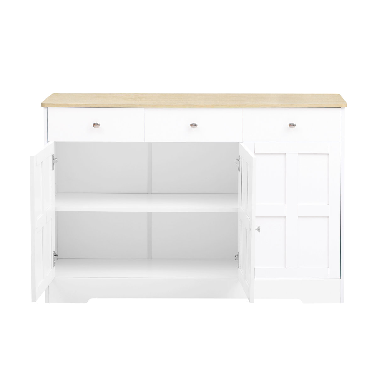 Winston Porter Locker Storage Sideboard With Drawers For Dining Room ...