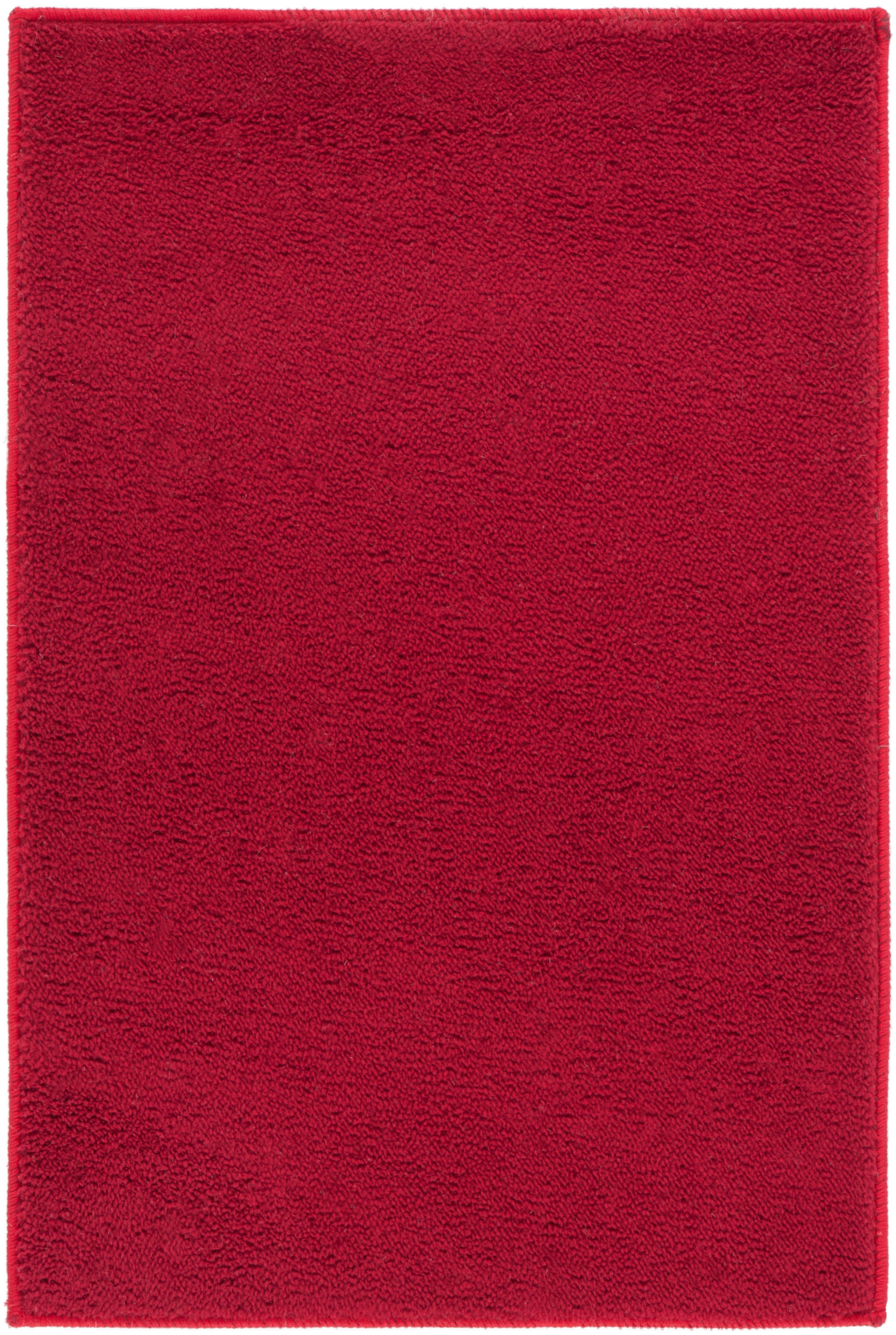 Ebern Designs Loft 300 Performance Machine Washable Solid Color Rug ...