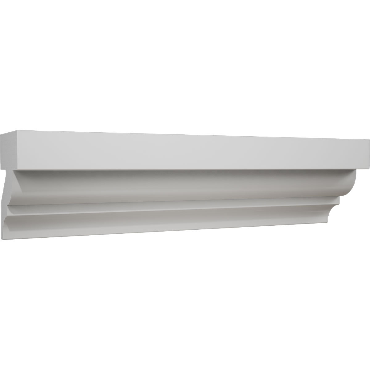 Ekena Millwork 1 7/8 in. H x 1 1/2 in. P x 96 in. L, TrueCraft PVC ...