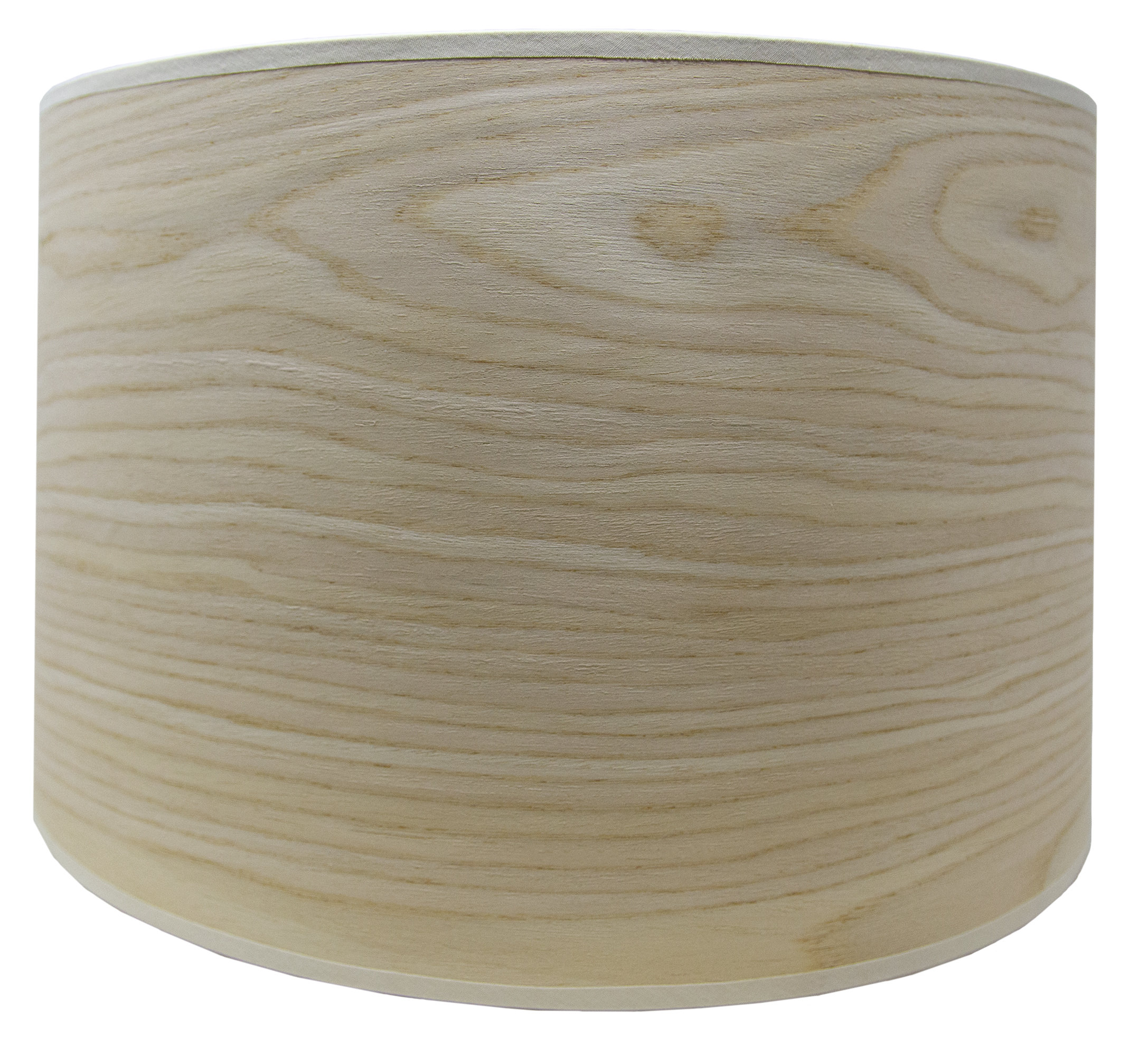 Gracie Oaks 10" H x 16" W Wooden Drum Lamp Shade ( Spider ) in White ...