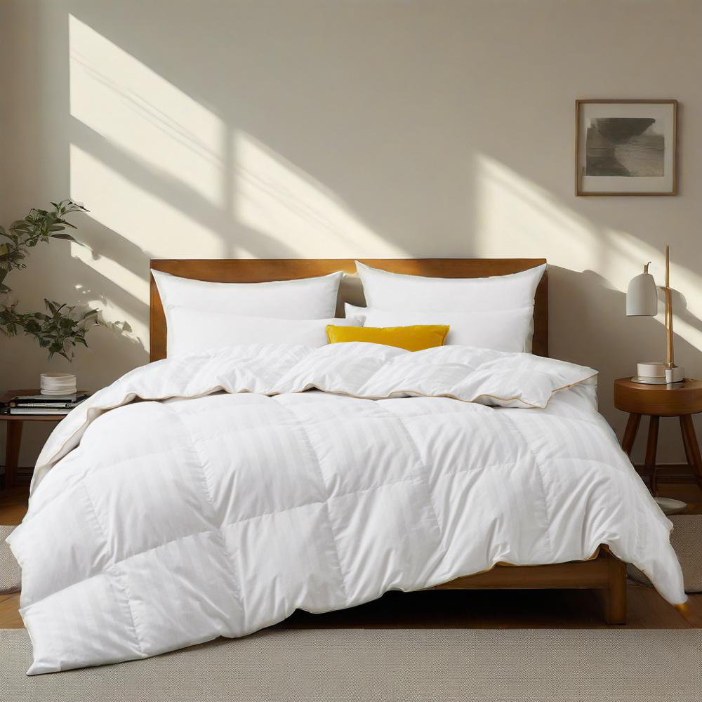 Puredown All Season Feather and Down Hotel Quality Comforter/Duvet ...