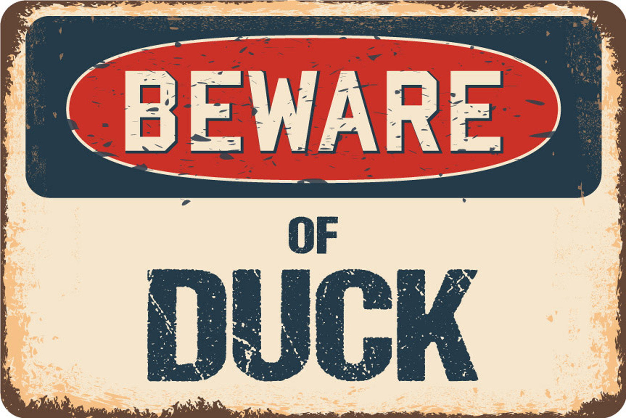 SignMission Beware of Duck Sign | Wayfair