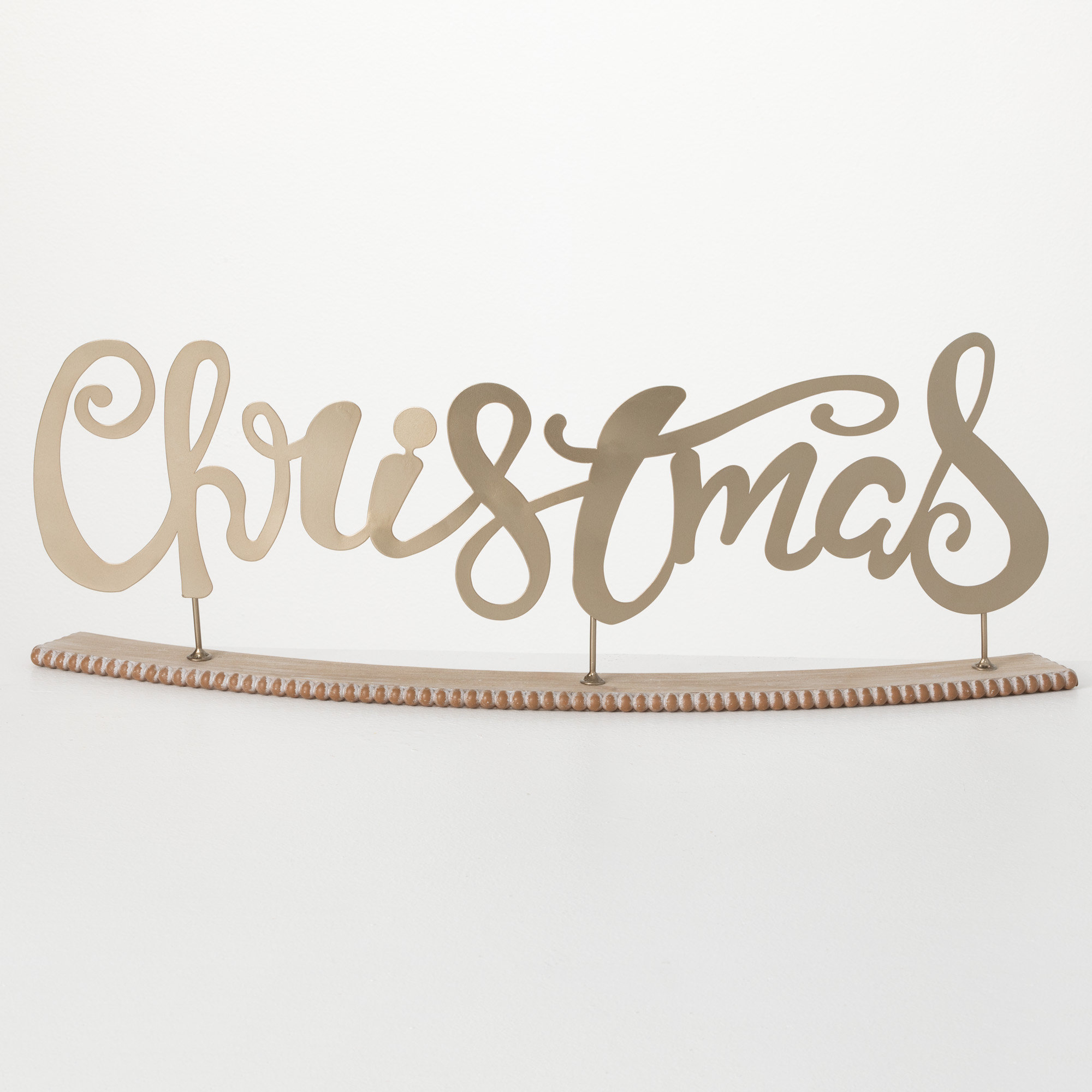 The Twillery Co. Metal Christmas Tabletop Sign ampersandReviews ...
