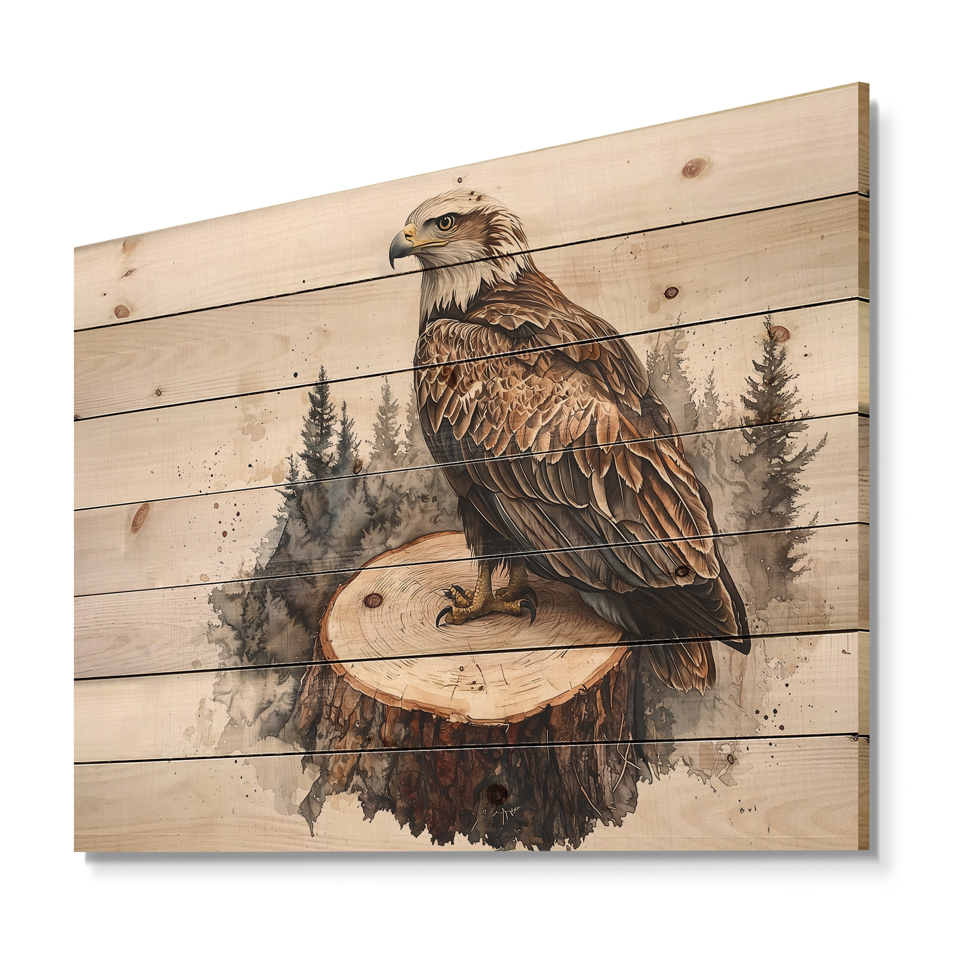 Ophelia & Co. Large Eagle The Soaring Sentinel III - Eagle Animal Wood ...