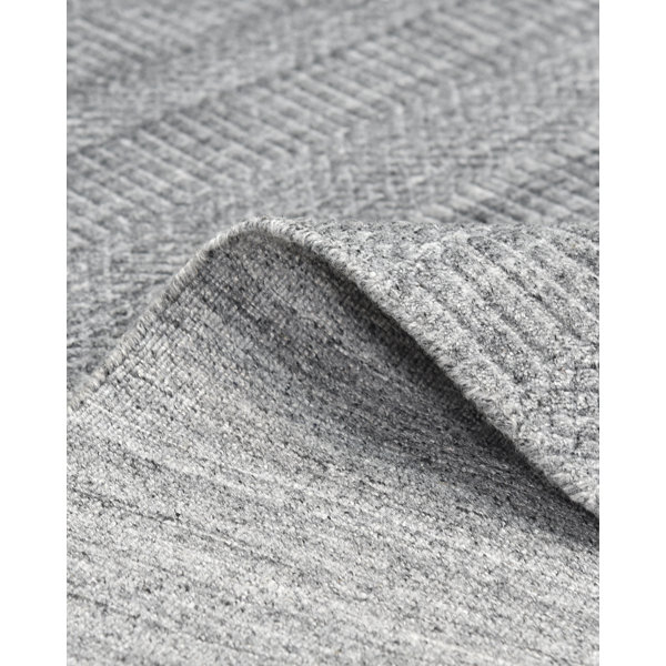 Dakota Fields Handmade Hand-Knotted Gray Rug & Reviews | Wayfair