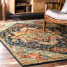 Bungalow Rose Trinette Oriental Green/Beige Area Rug & Reviews | Wayfair