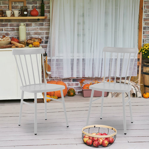 White Patio Dining Chairs You'll Love | Wayfair