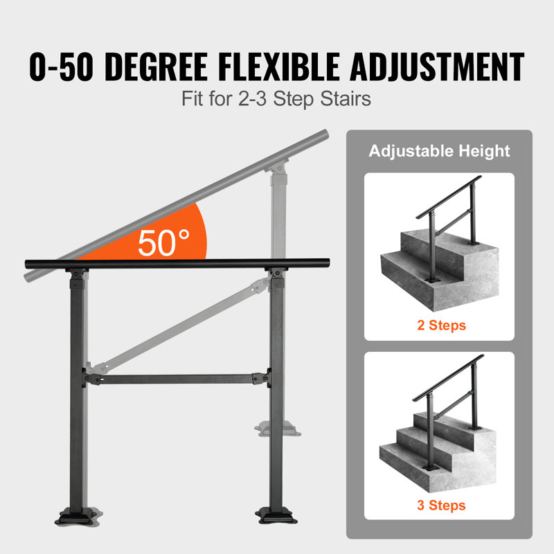 VEVOR Steel Hand Rails | Wayfair