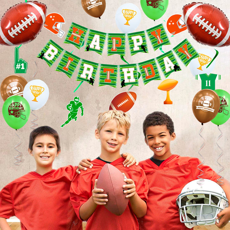 The Party Aisle™ 164 pcs Football Party Supplies-Football Birthday ...