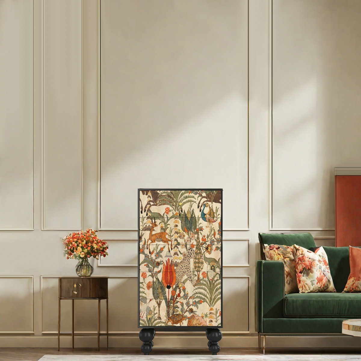 Charlton Home® American style retro storage decor drawers cabinet | Wayfair