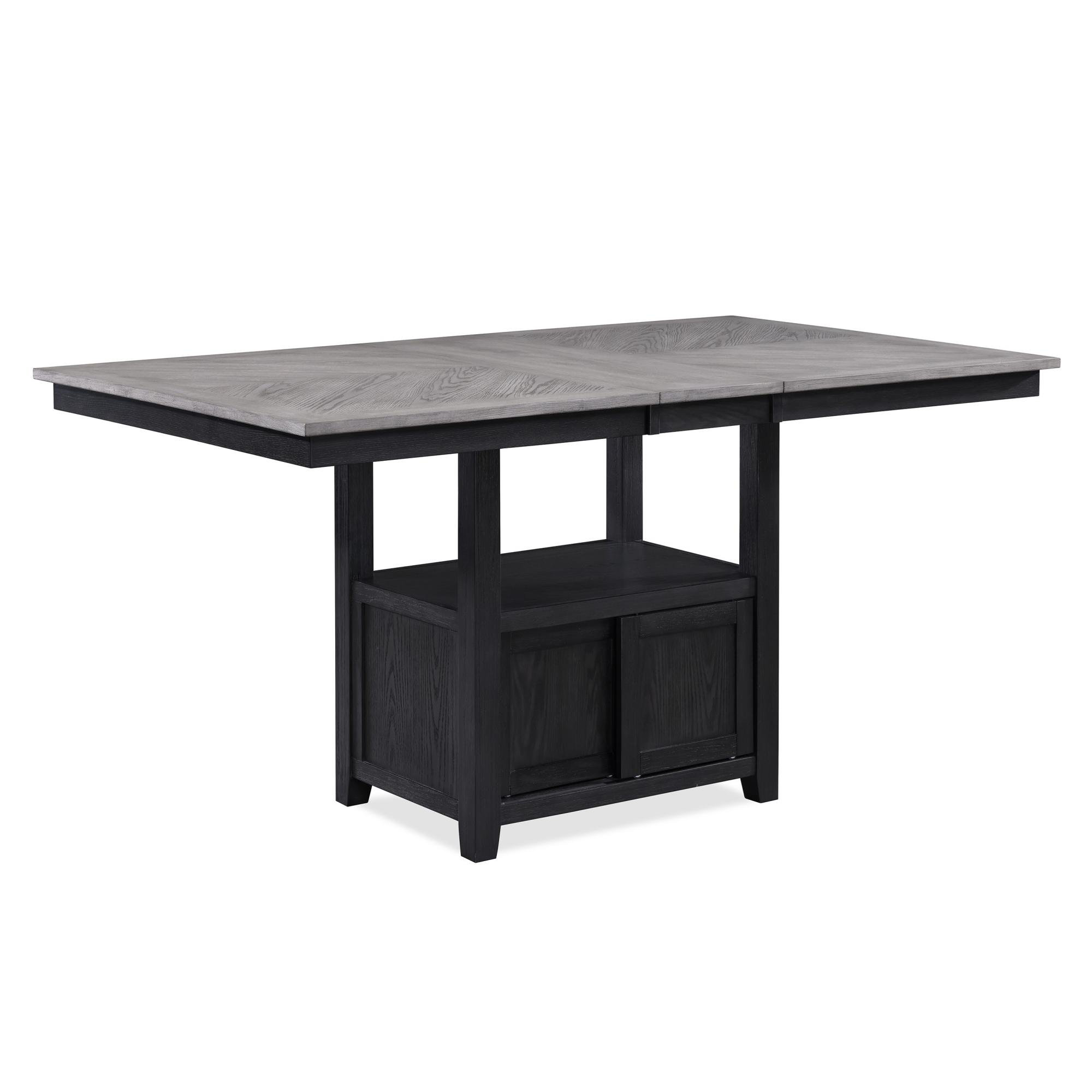 Red Barrel Studio Crantor Counter Height Extendable Dining Table ...