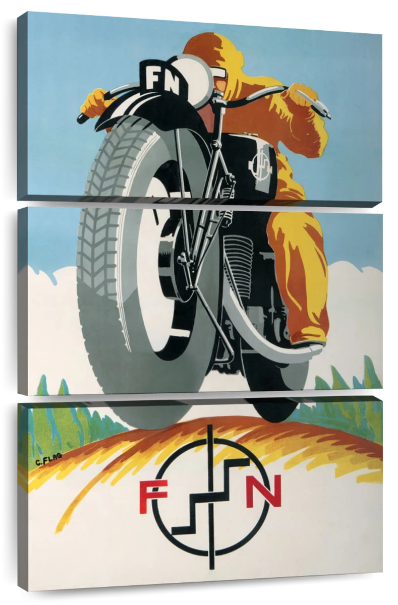 Elephant Stock FN Motorcycle 1934 | Wayfair