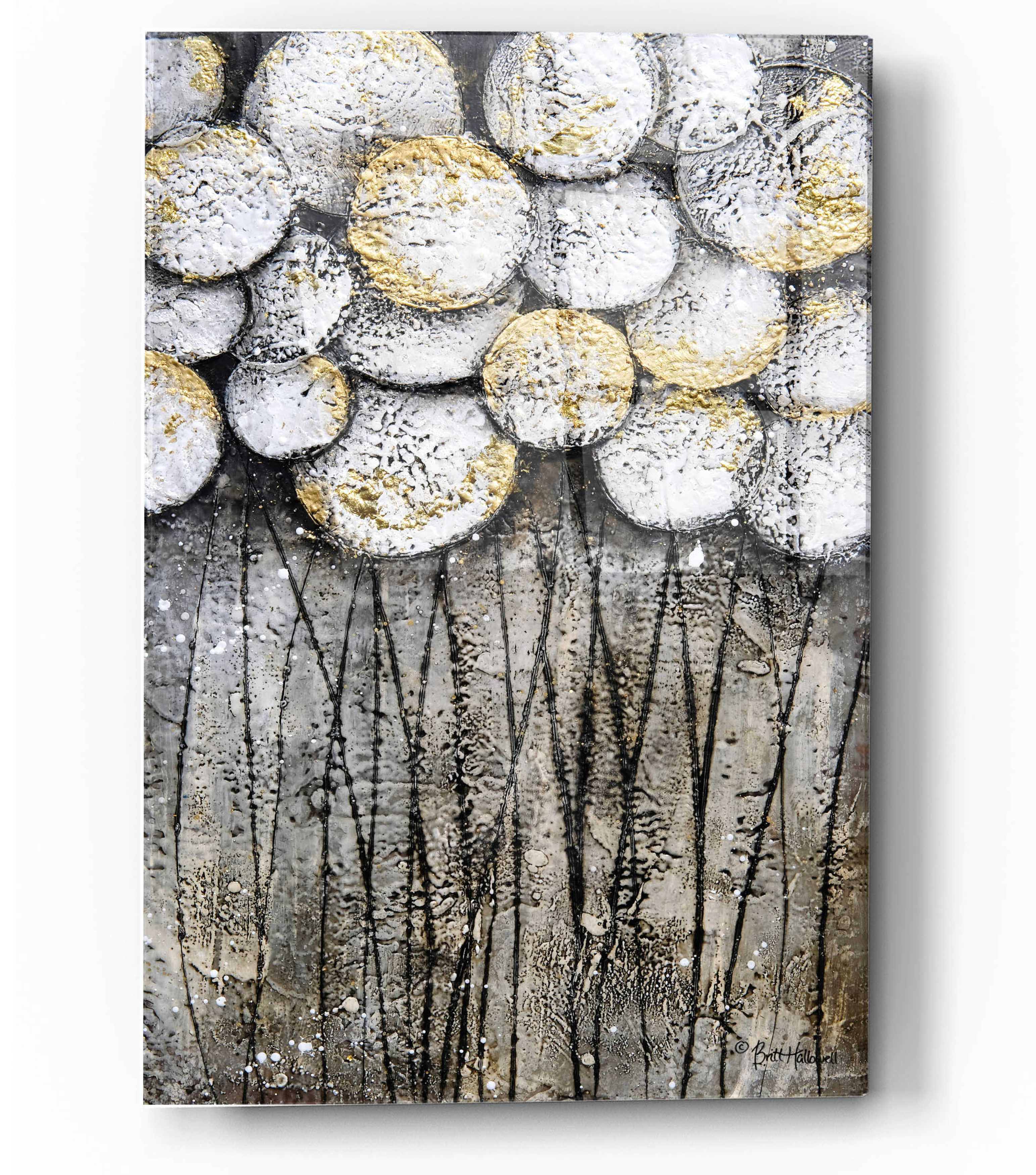 Winston Porter Bubble Trees in White by Britt Hallowell - Unframed ...