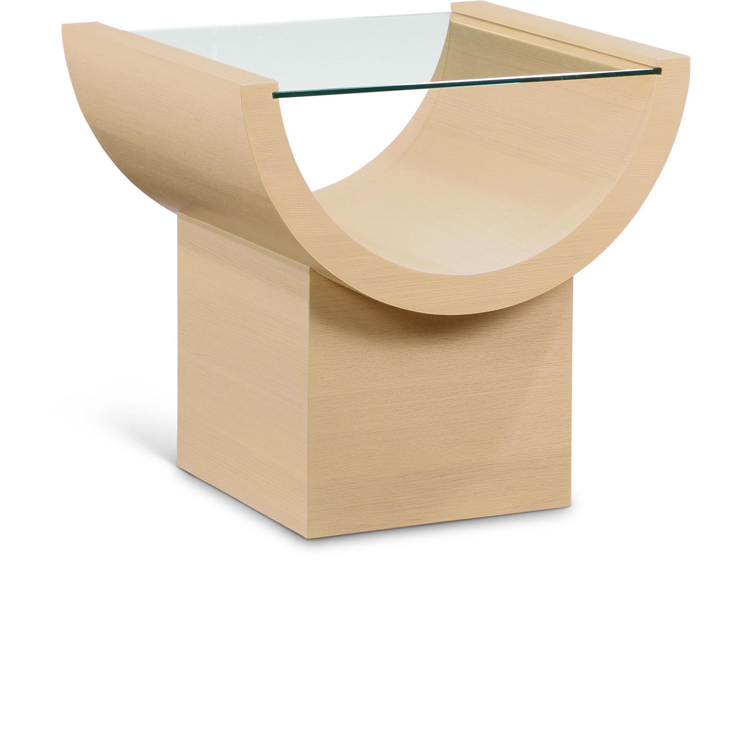 Wade Logan® Caputto Glass Abstract End Table & Reviews | Wayfair