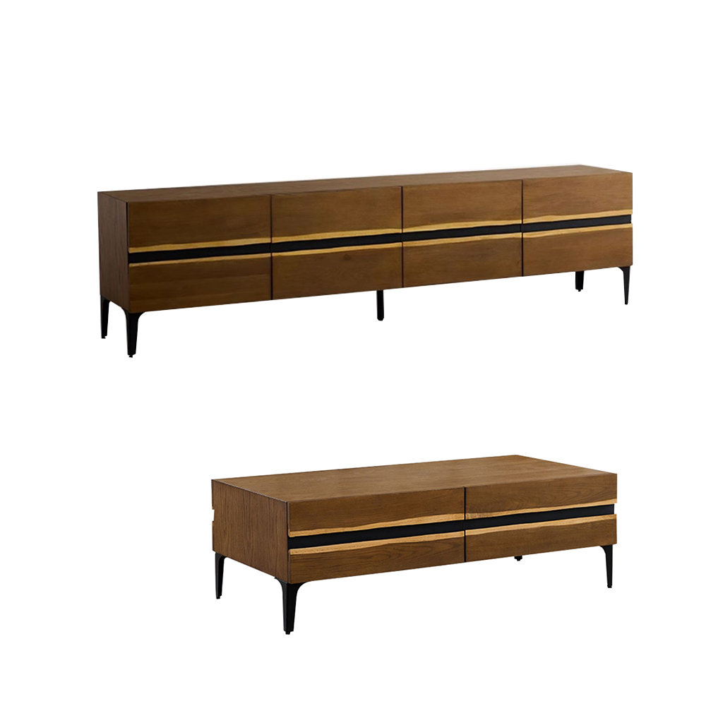 moonlight design Vintage TV stand and coffee table combination | Wayfair