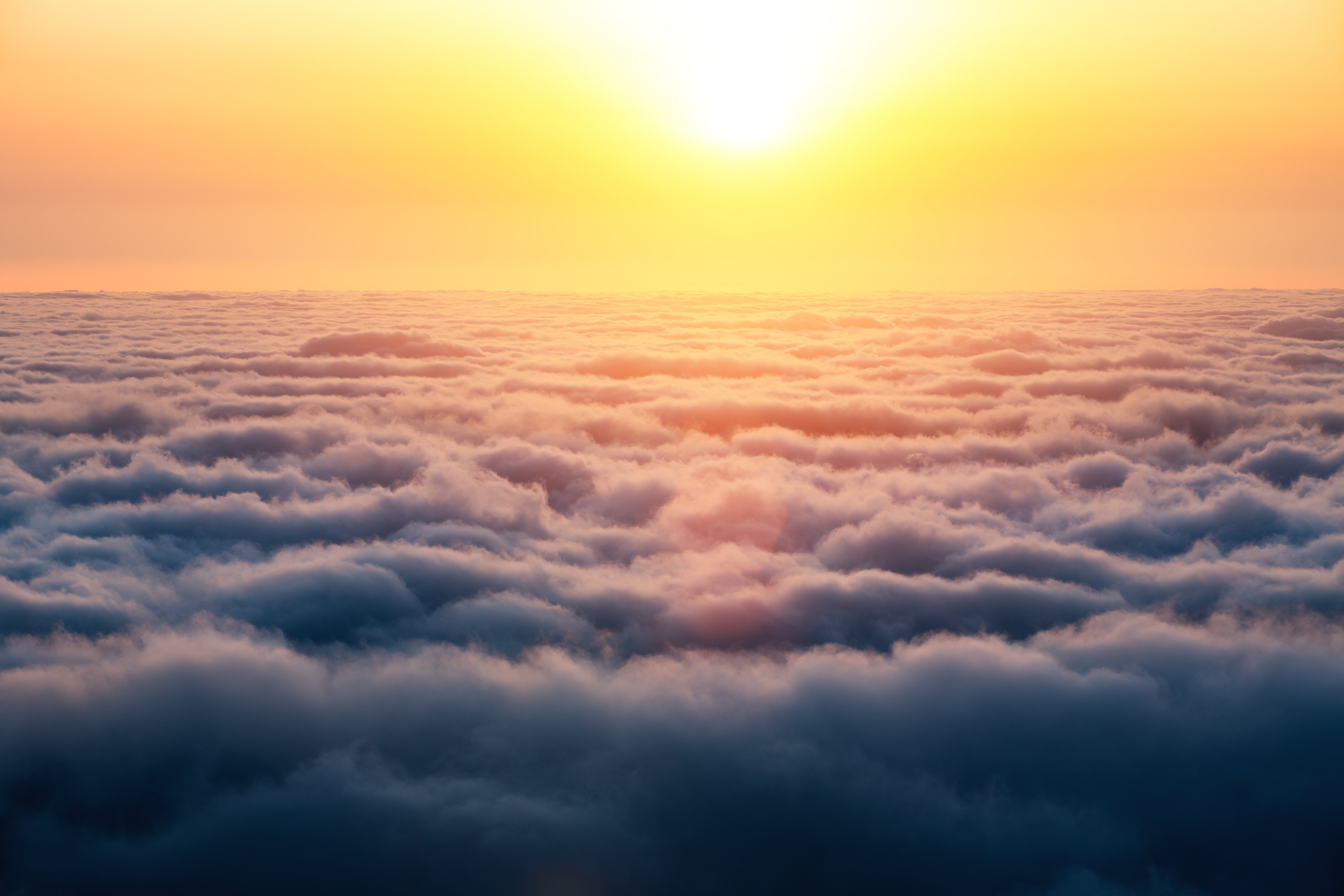 17 Stories Sunrise Above The Clouds by Borchee - Print | Wayfair.ie