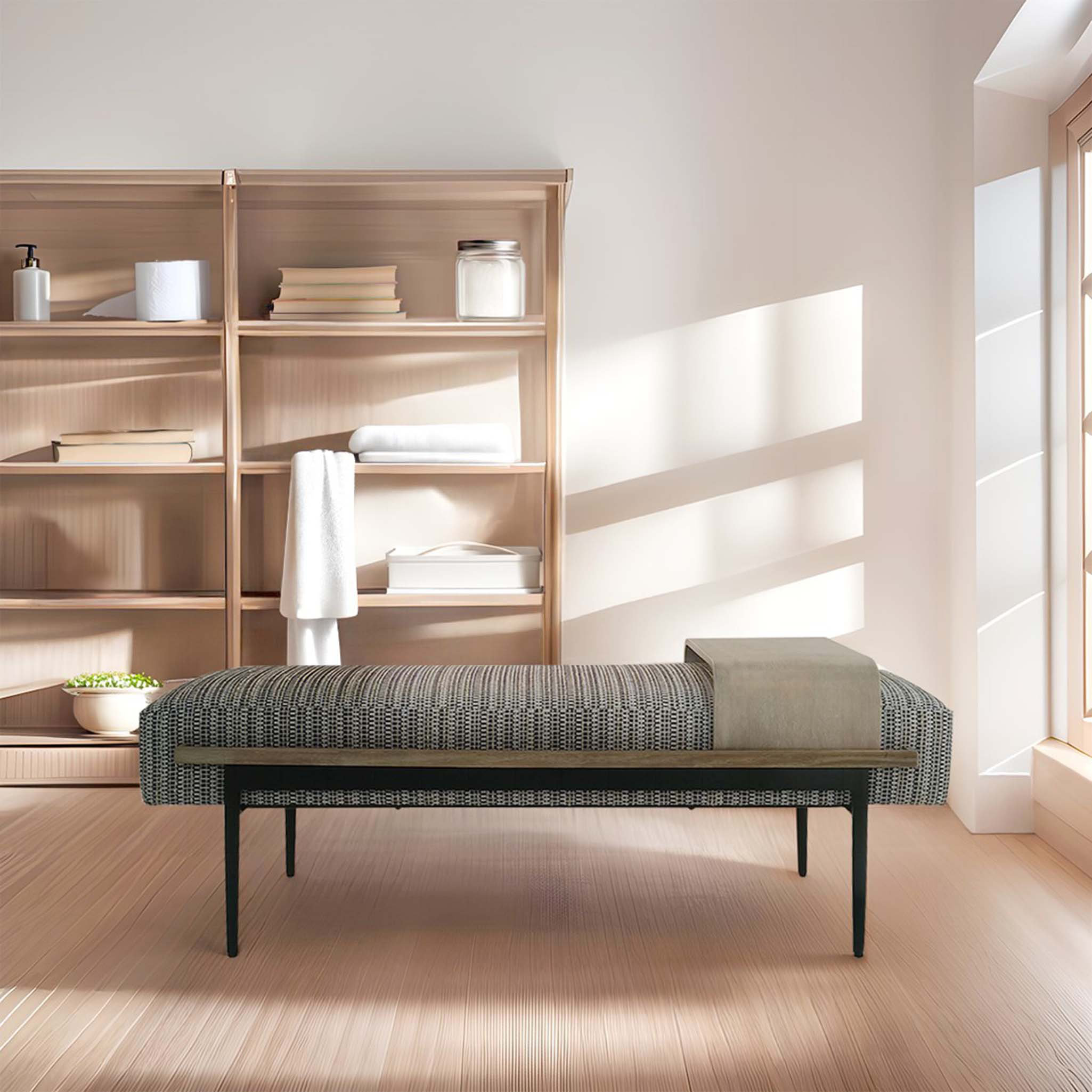 Corrigan Studio Cocktail Ottoman with slide tray - Wayfair Canada