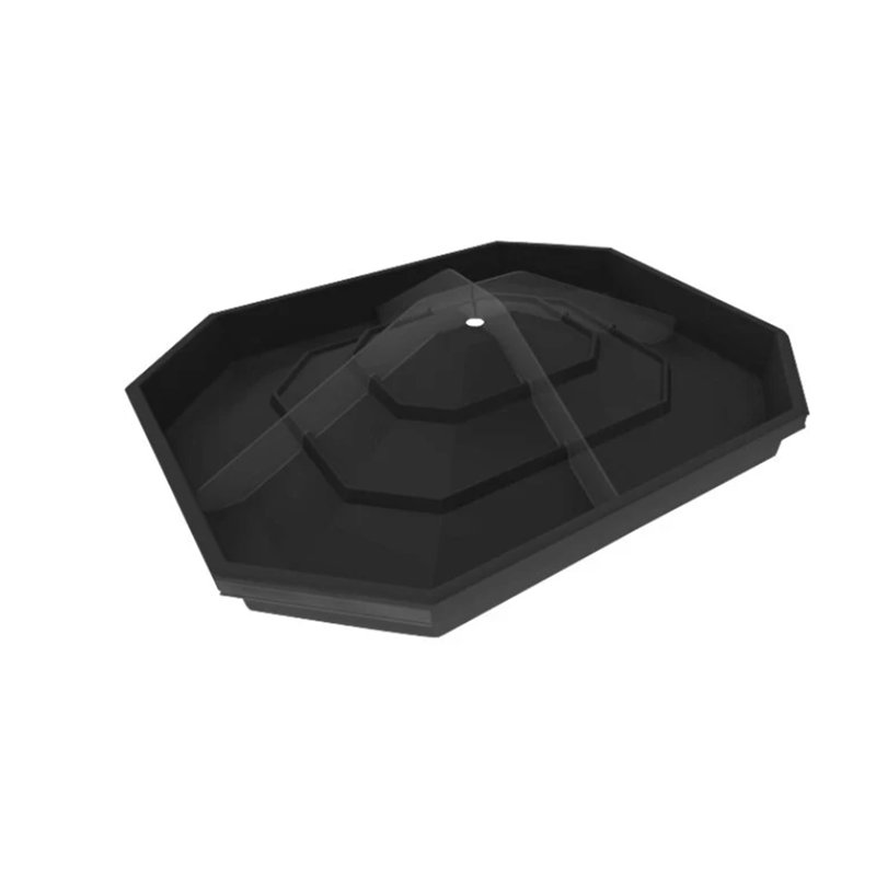 FixtureDisplays Marco Company 47" X 39" X 11" Black Plastic Watermelon ...