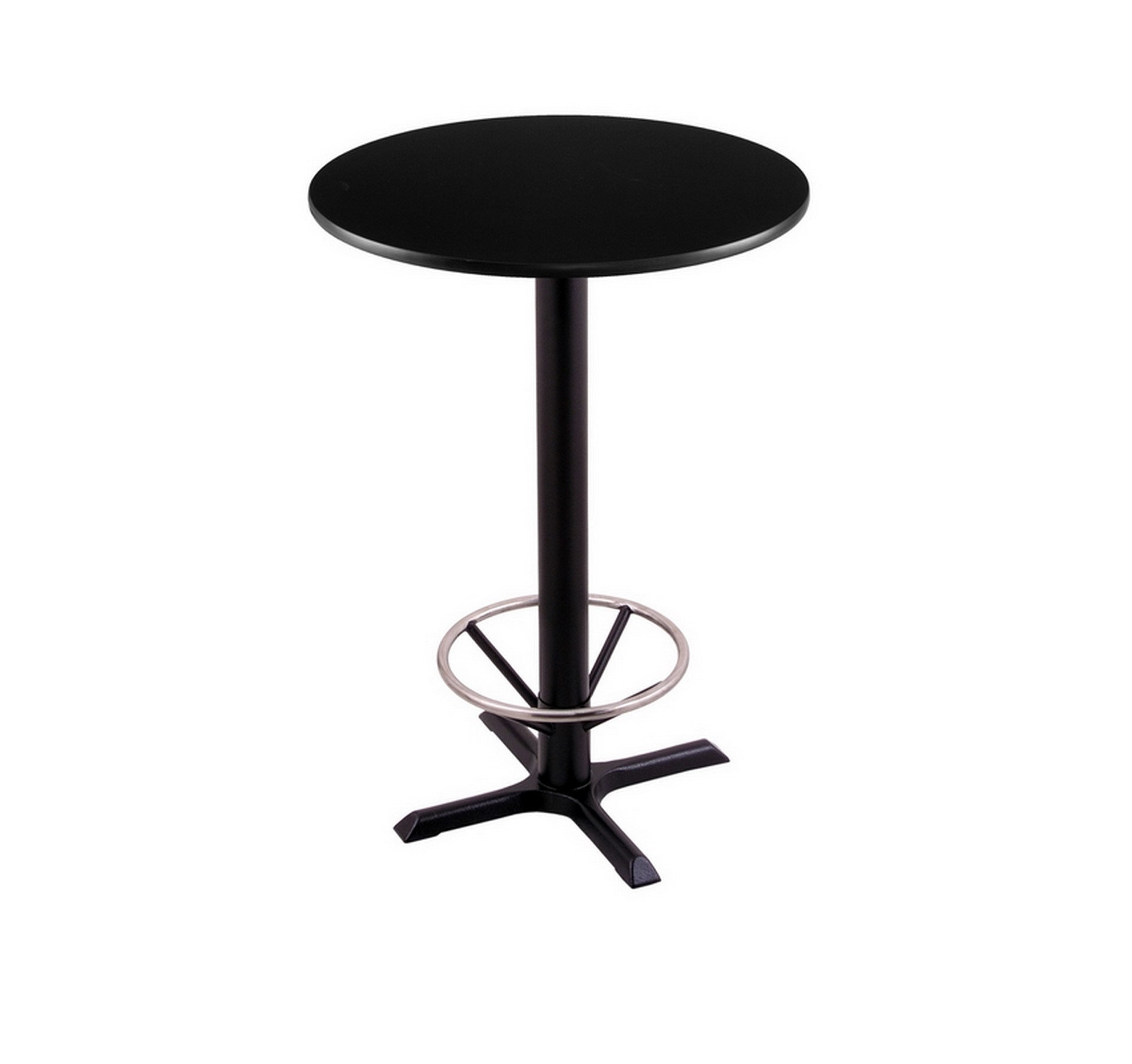 Holland Bar Stool Counter Height Pedestal Table with Foot Ring ...