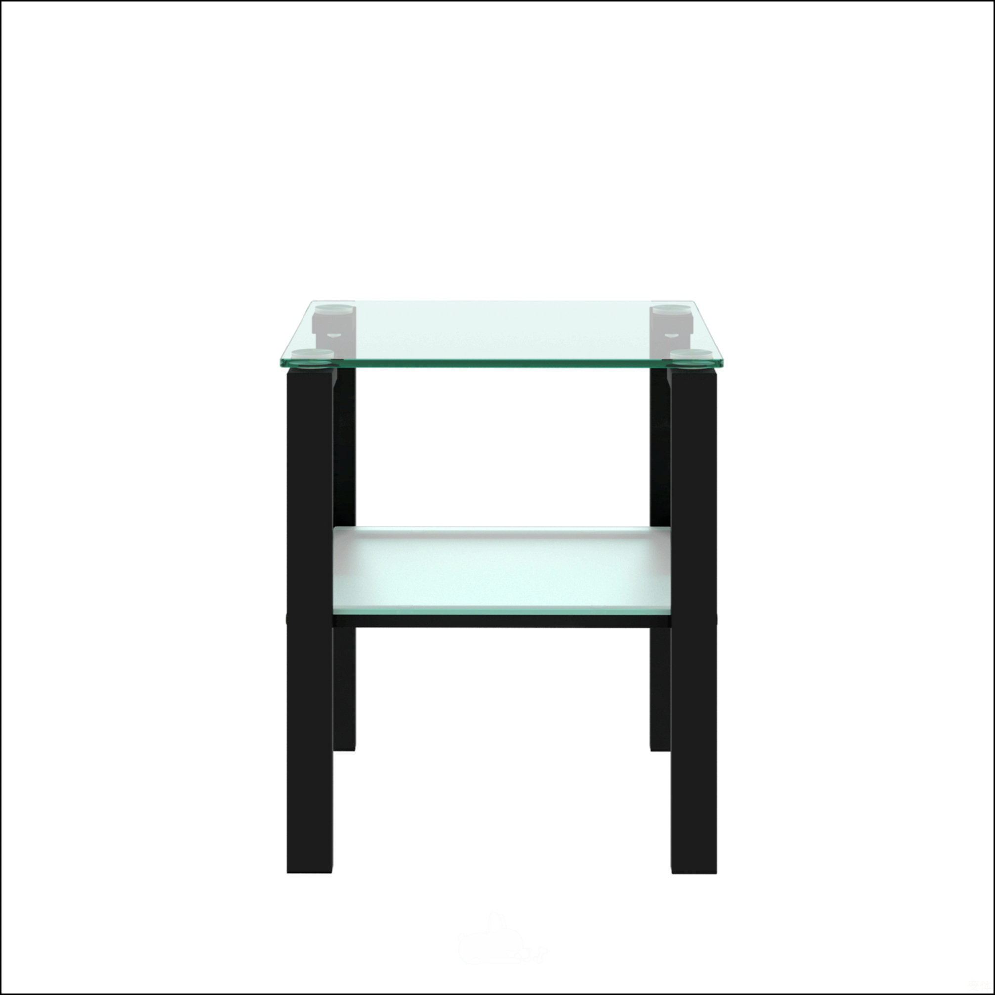 Wrought Studio Set Of 2 Glass Two Layer Tea Table - Wayfair Canada
