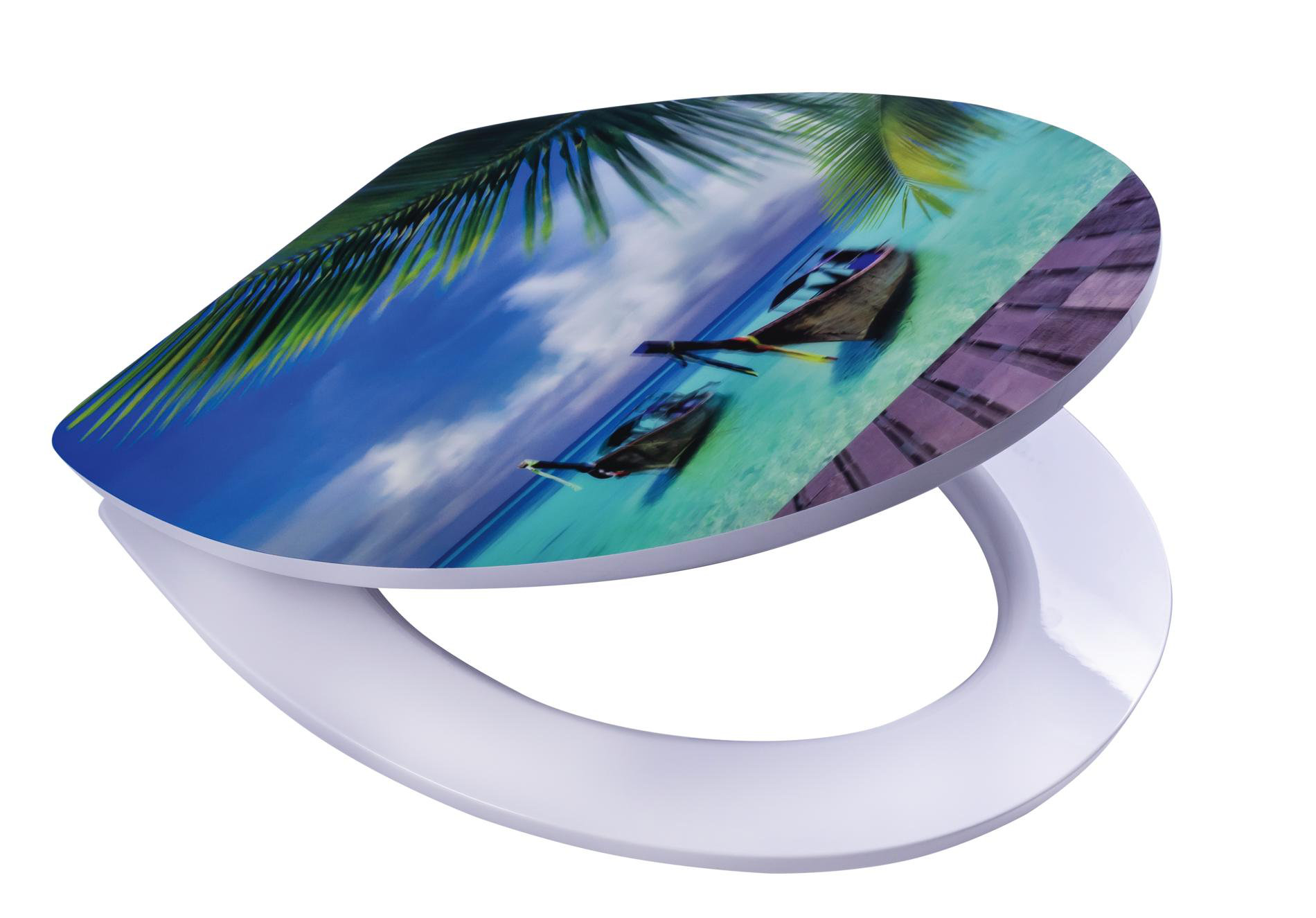 Belfry Bathroom Resto Soft Close Elongated Toilet Seat | Wayfair.co.uk