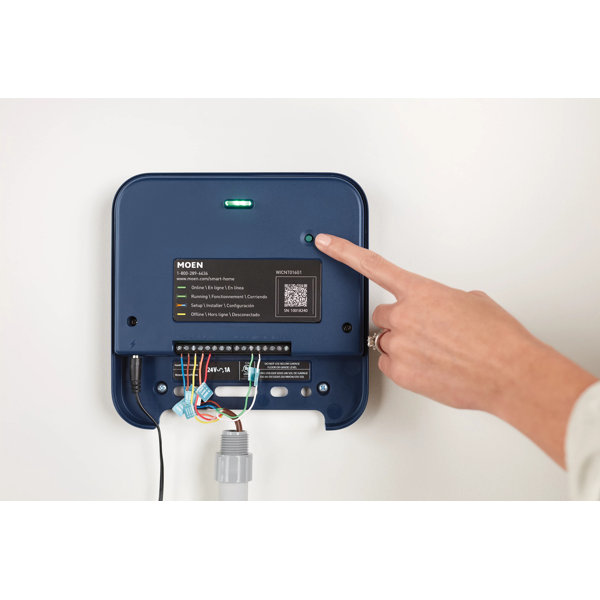 Moen 8-Zone Smart Sprinkler Controller, Wi-Fi Connectible Smart ...