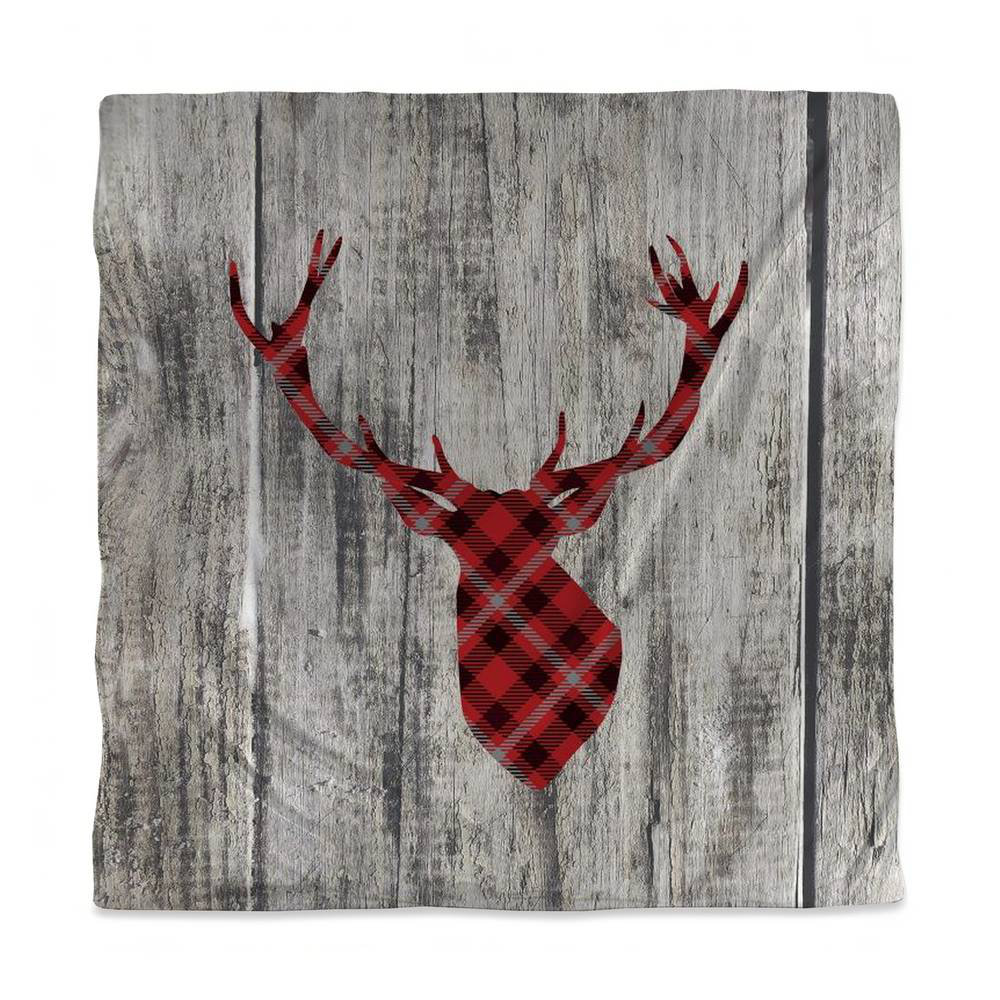 Begin Edition International Inc. Rustic Deer Queen Duvet Cover - Wood ...