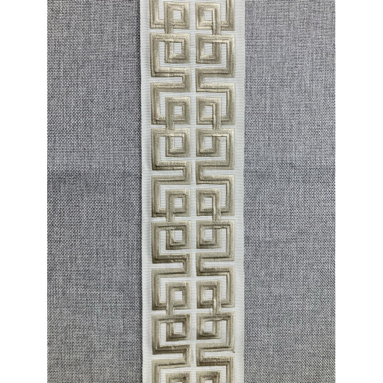 Rose Lace And Braid Embroidery Fabric 3.25" Width Trim - Wayfair Canada