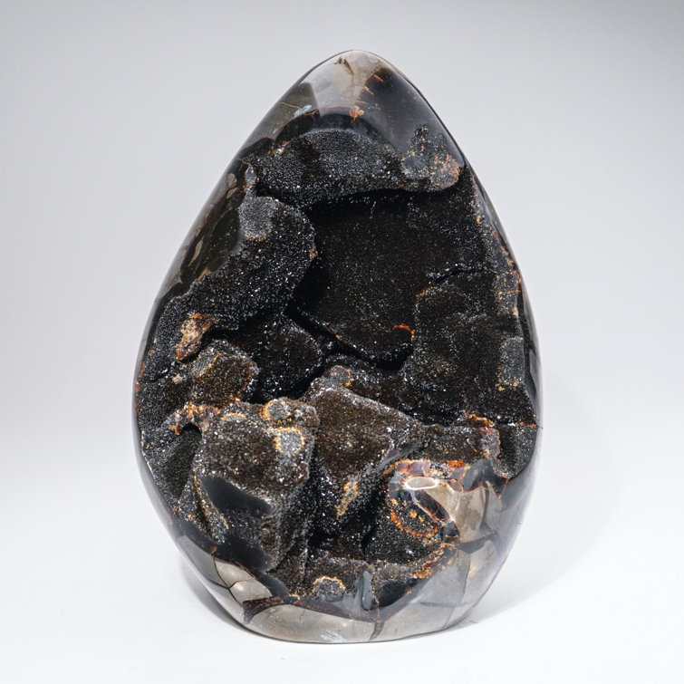 Astro Gallery of Gems Large Septarian Druzy Geode Egg from Madagascar ...