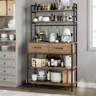 Willa Arlo™ Interiors Towerside 5 Tier Ladder Baker's Rack With 2 ...