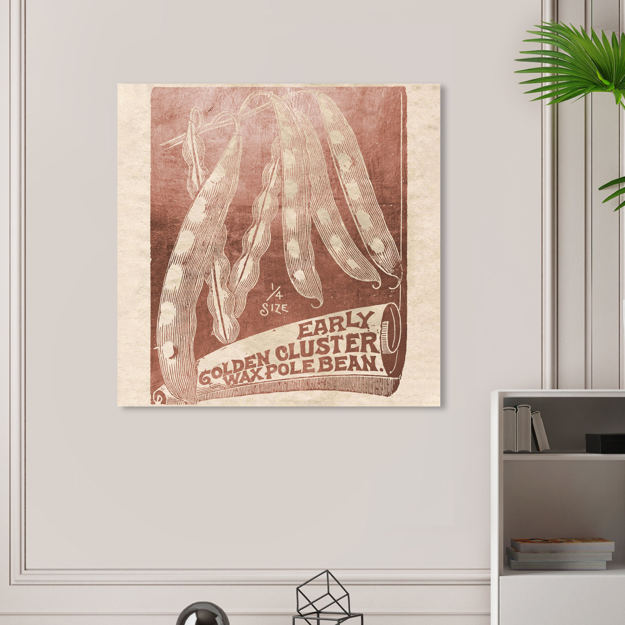 Rosalind Wheeler Advertising Beans Woodblock Posters - Wrapped Canvas ...