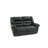 Lark Manor™ Contemporary Style Black Bonded Leather Motion With For ...