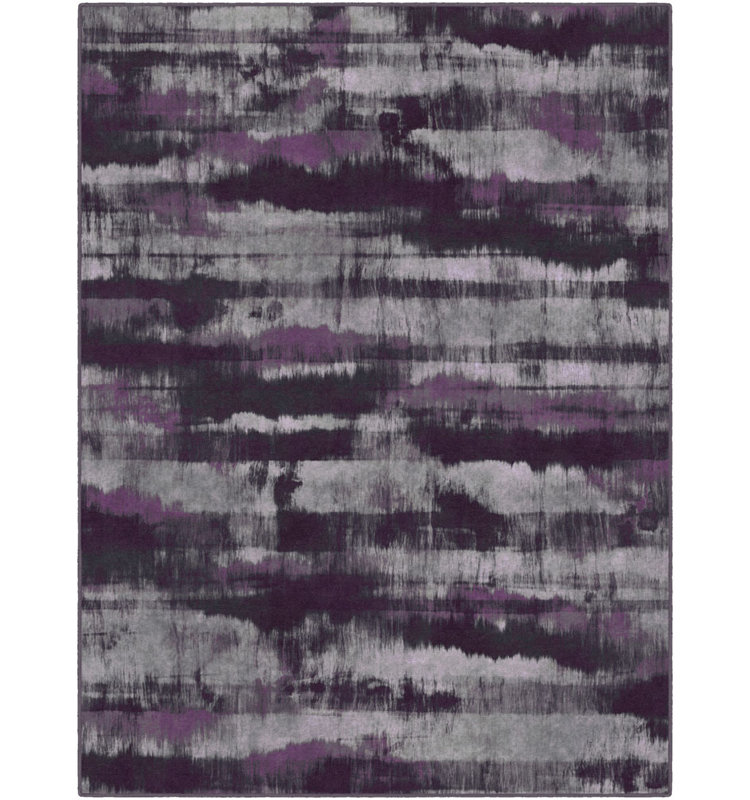 Williston Forge Demetrius Purple/Gray Area Rug & Reviews | Wayfair