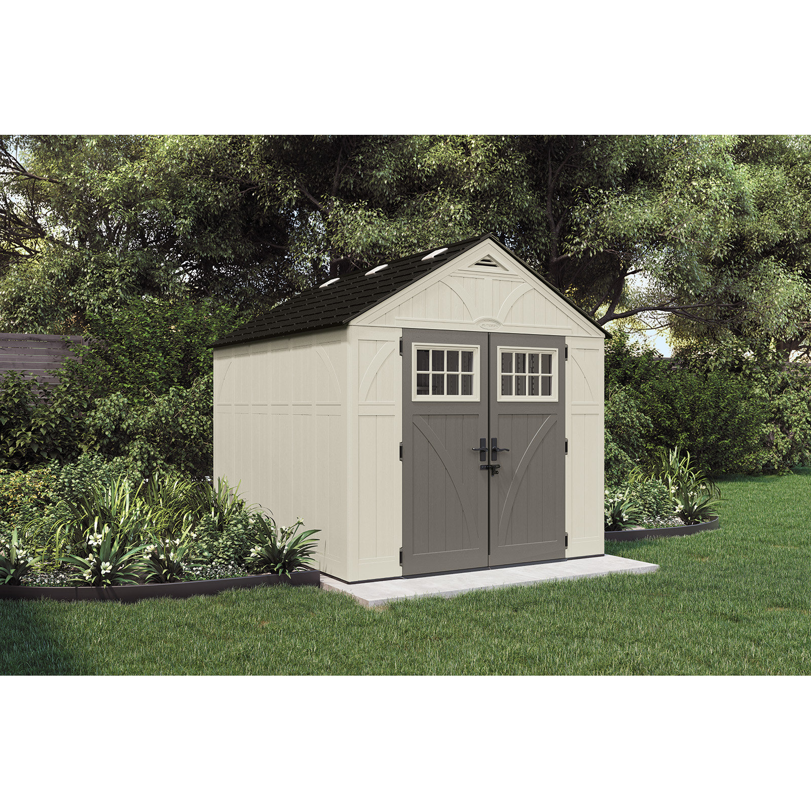 Suncast Outdoor Vanilla Resin Storage Shed & Reviews | Wayfair